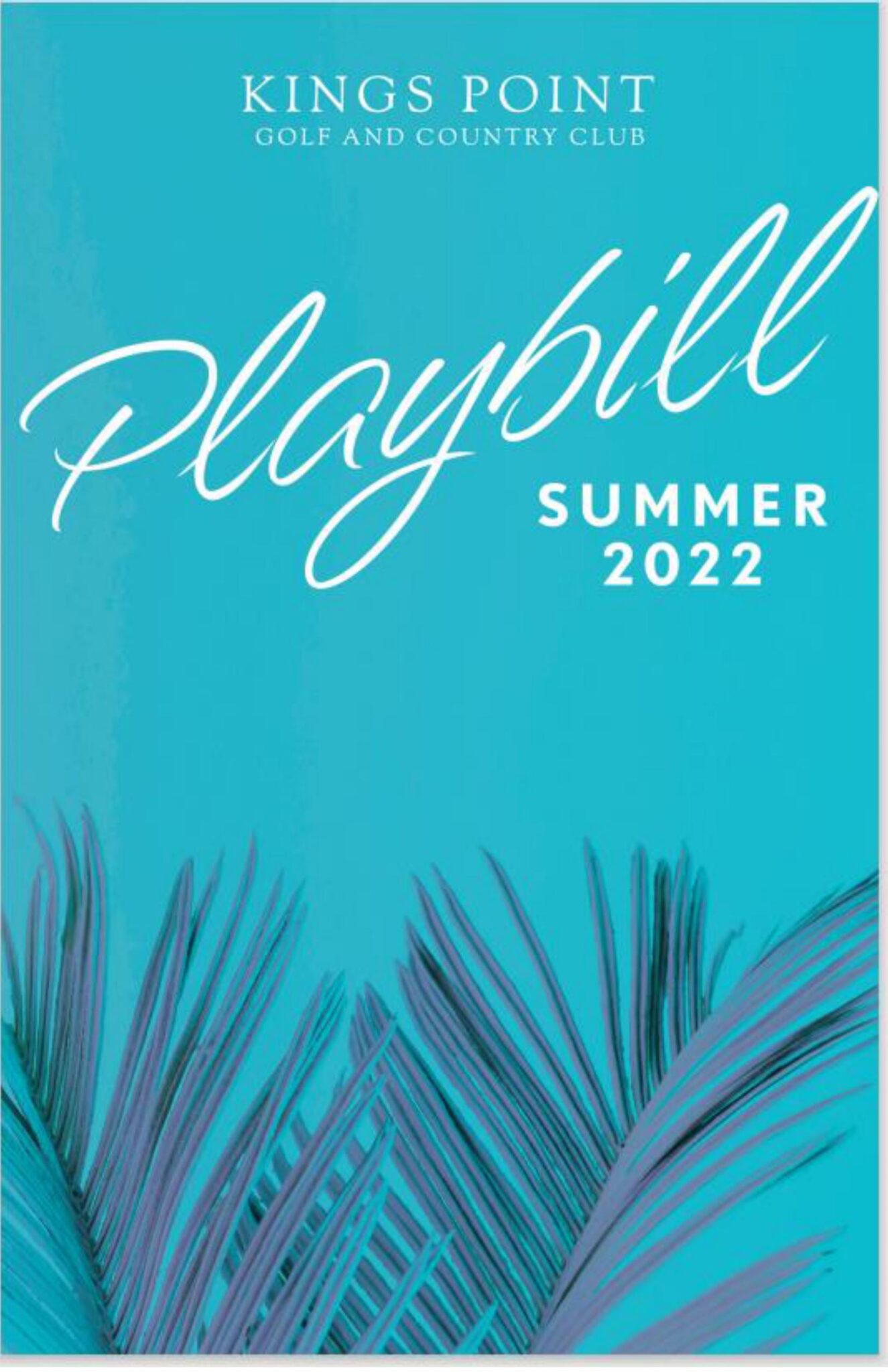 Playbills – Kings Point Delray