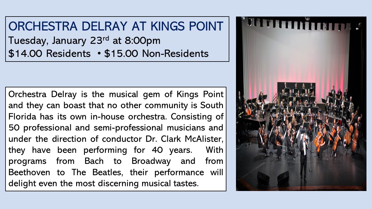 Shows – Kings Point Delray