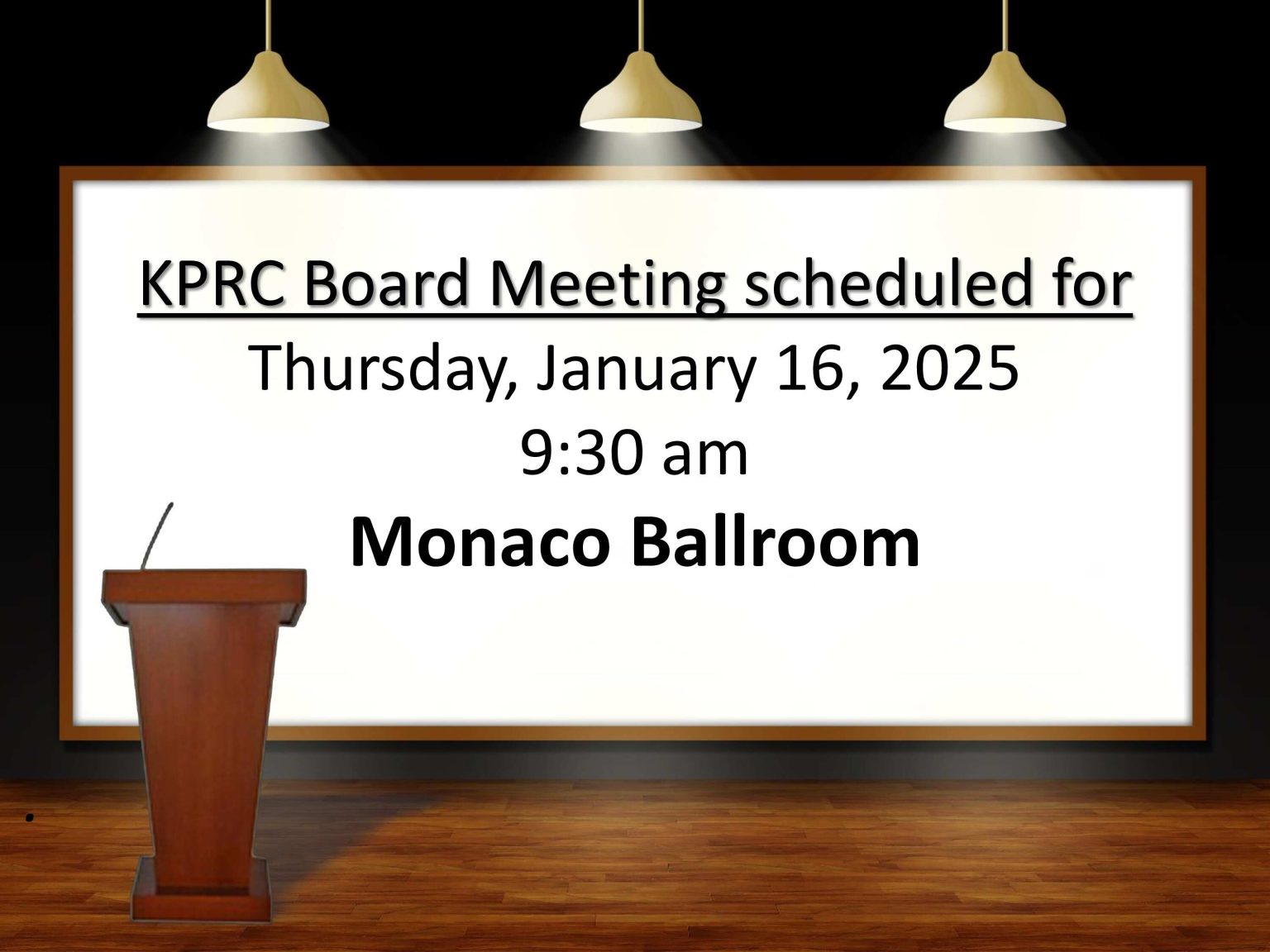 Important Dates – Kings Point Delray